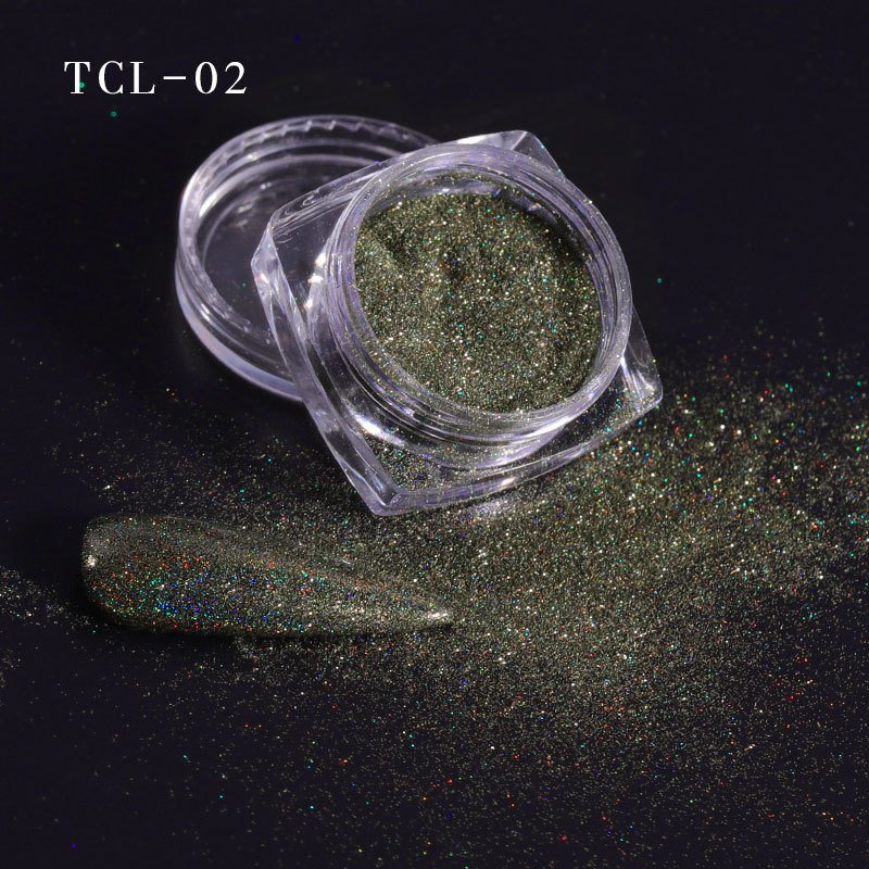 New Popular Classic Color High Quality Nail Laser Shine Powder(Tcl-02)
