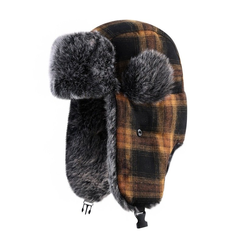 New Checkered Lei Feng Hats