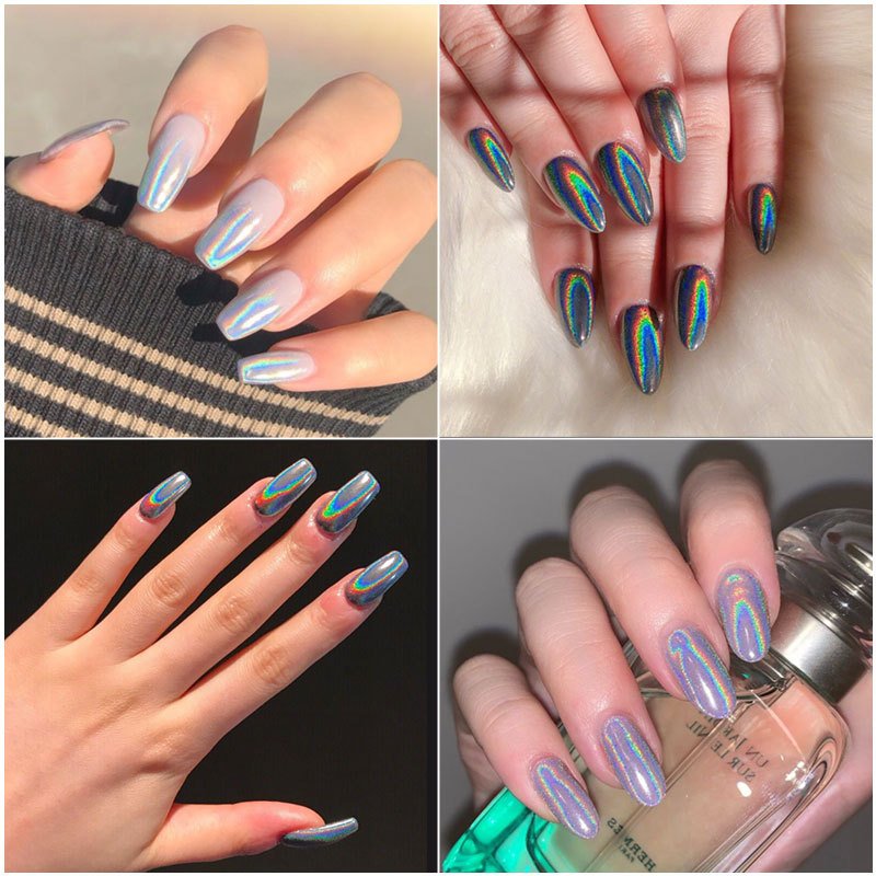 New Popular Classic Color High Quality Nail Laser Shine Powder(Tcl-02)