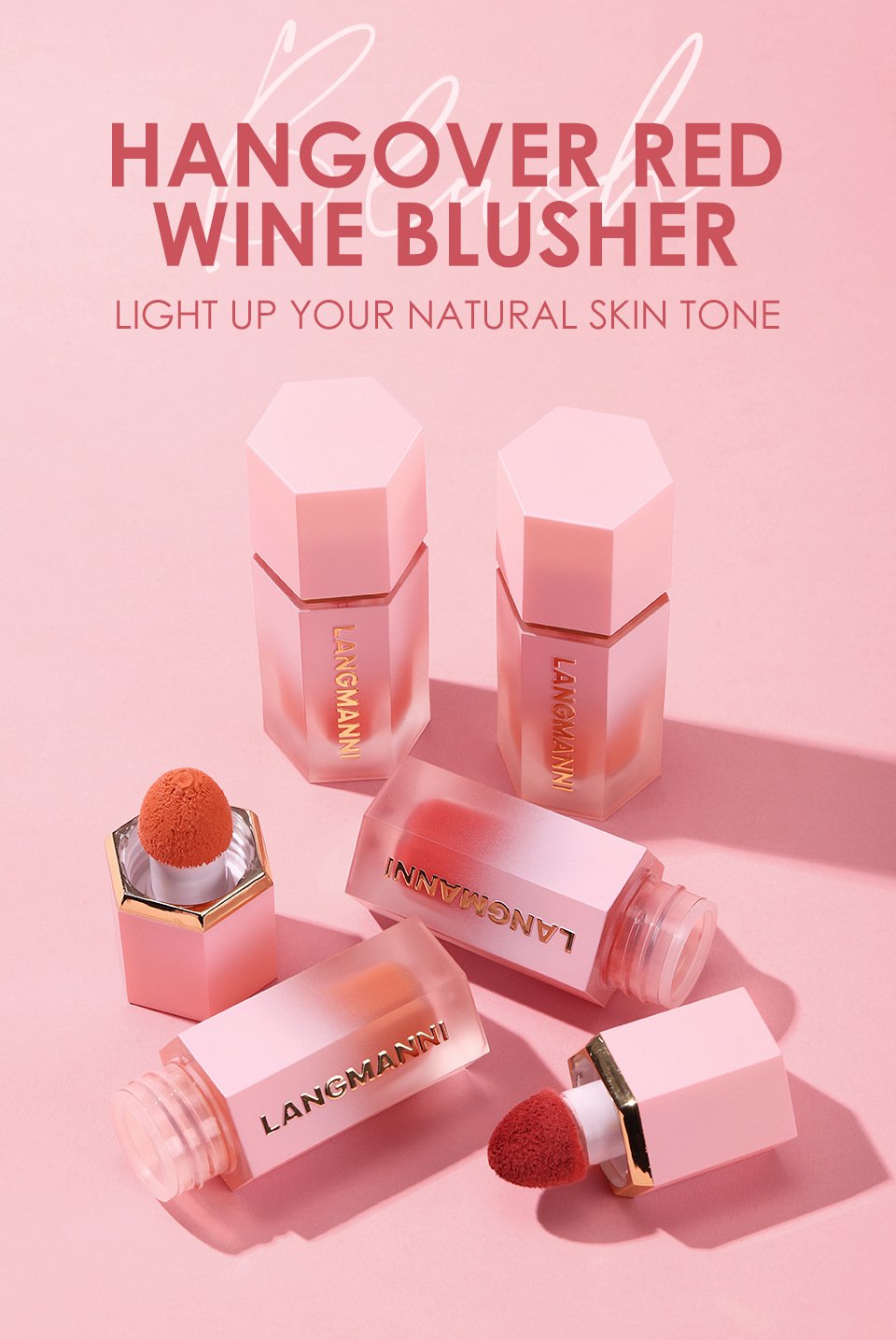 Blusher Liquid For Facial Make Up